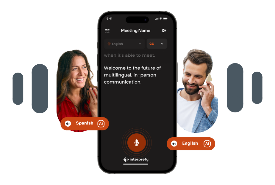 AI Speech Translation, Captions & Subtitles | Interprefy Now